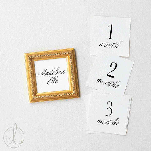 Baby Announcement Sign For Hospital | Girl Nursery Name Sign